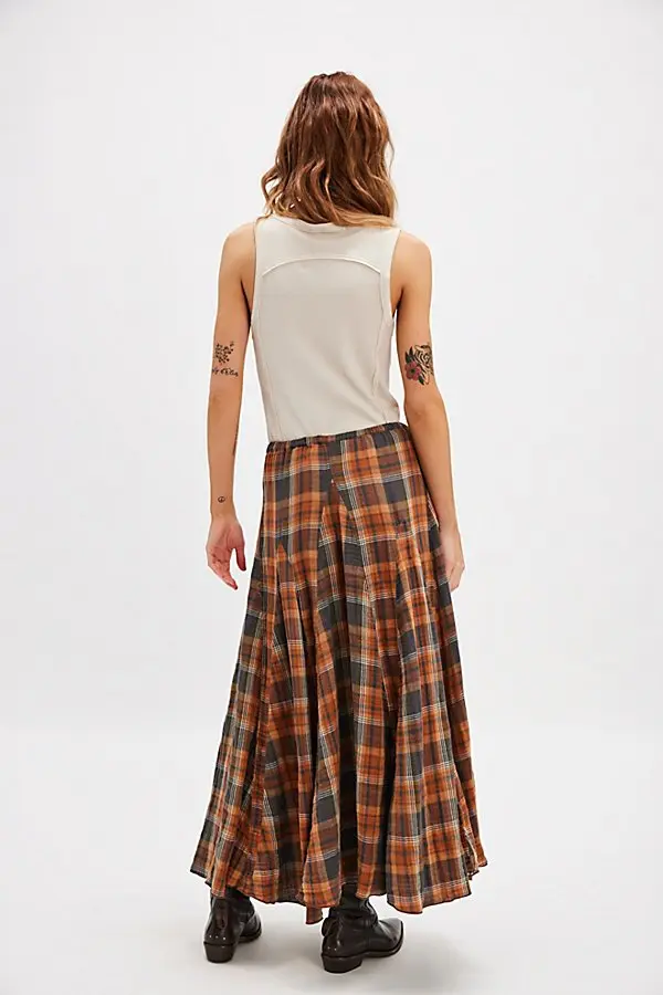 Cp Shades Lily Maxi Skirt - Burnt Orange | Editorialist